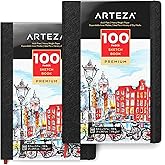 Amazon.com: ARTEZA Hardcover Sketch Book 8.5 x 11 Drawing Pad 2 pack 110 Sheets Sketch Pads for ...