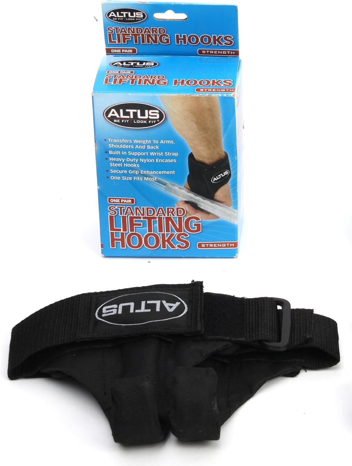 Amazon.com : Altus Athletic Standard Lifting Hooks : Exercise Straps ...