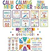 Amazon.com: Colorful Calming Corner Classroom Bulletin Board Set ...