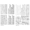 Amazon.com : 30 Sheet Alphabet Temporary Tattoo Stickers Finger Tattoos ...