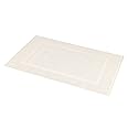 Amazon.com: Amazon Basics Banded Bathroom Bath Rug Mat, Cream, 31" L x ...