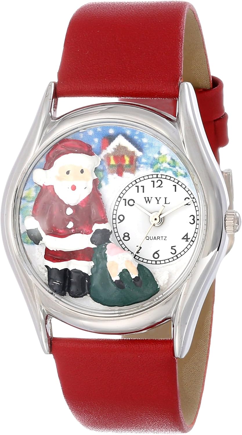 Amazon.com: Whimsical Watches Women's S1221001 Christmas Santa Claus ...