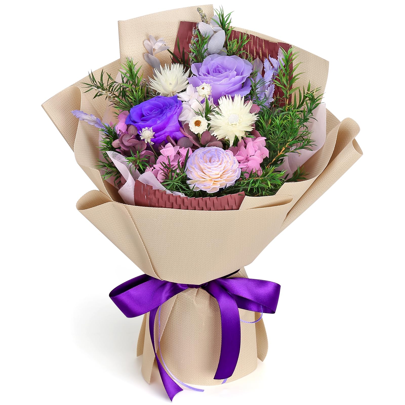 Bloom's Diary Preserved Flowers Bouquet, Flowers for Delivery Prime ...
