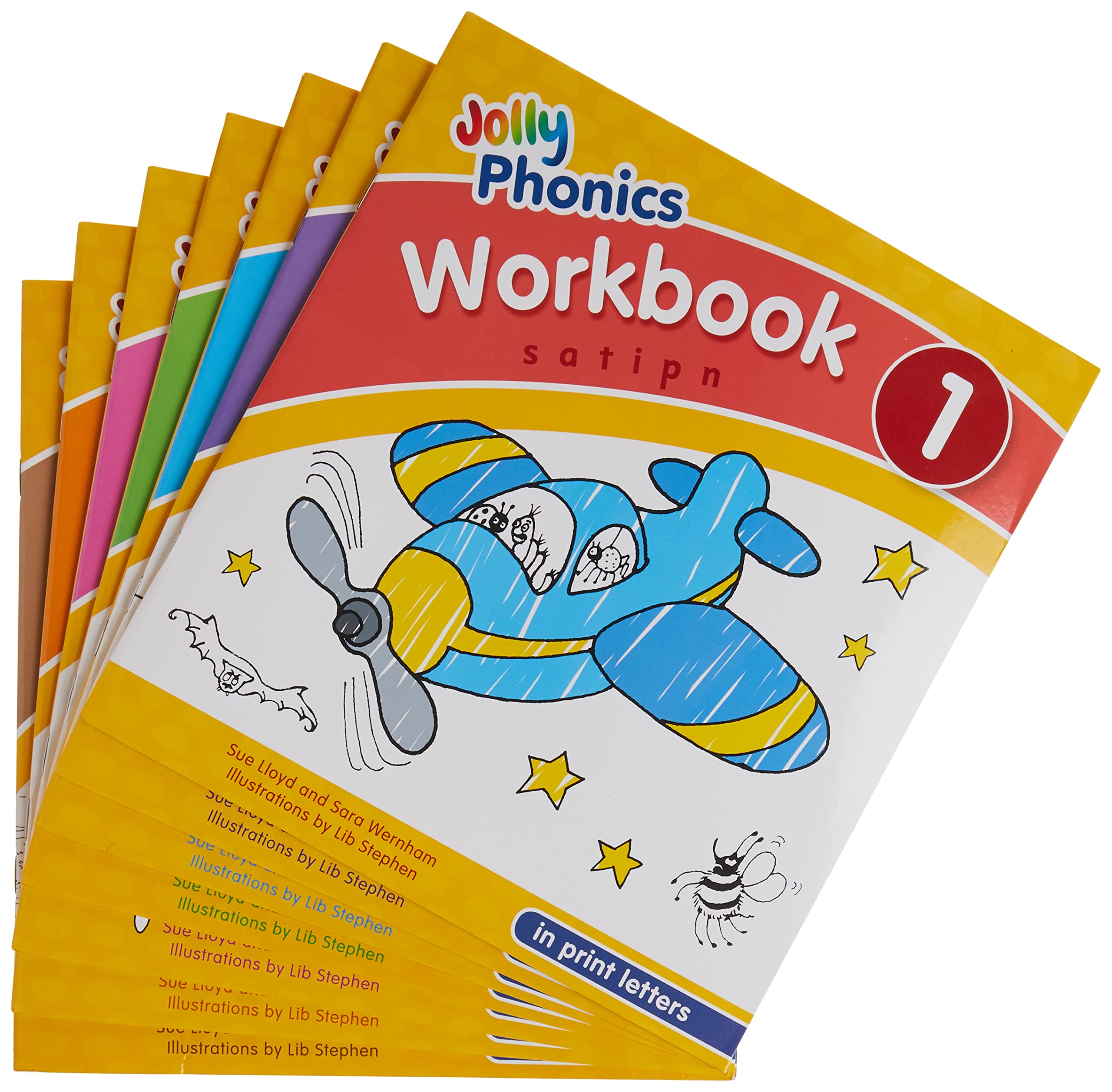 Mua Jolly Phonics Workbooks 1-7 in Print Letters: In Print Letters Jolly Phonics Workbooks 1-7 ...