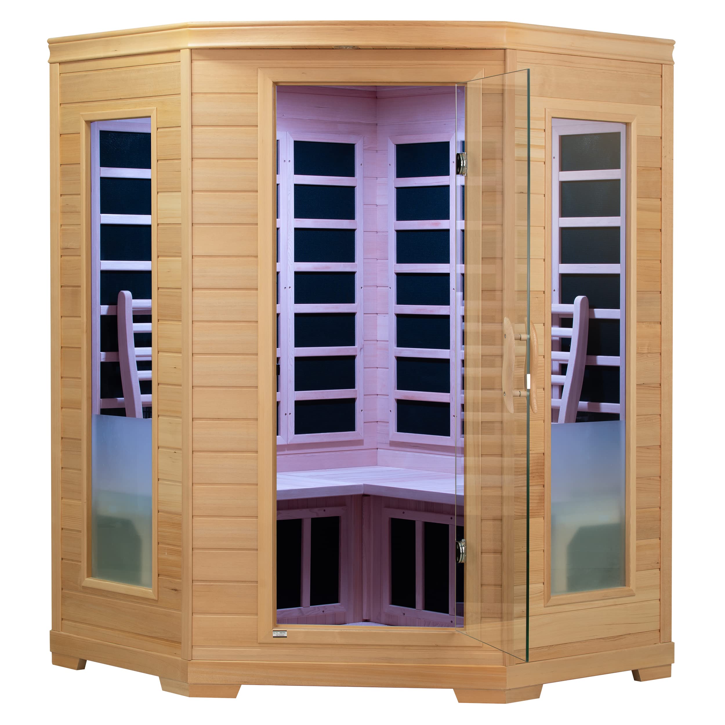 Mua Durasage 3-Person Carbon Infrared Sauna - Canadian Hemlock Wooden Corner Sauna - Low EMF ...