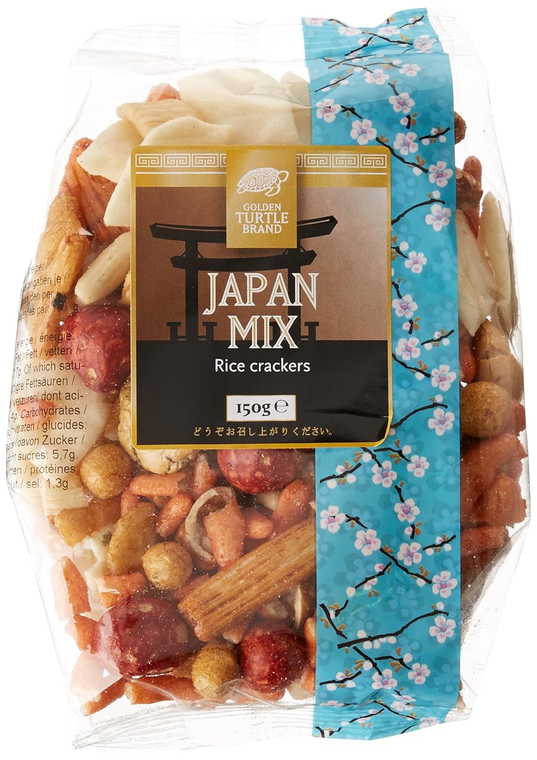 Golden Turtle Crackers Japon Mix 150 g: Amazon.fr: Epicerie