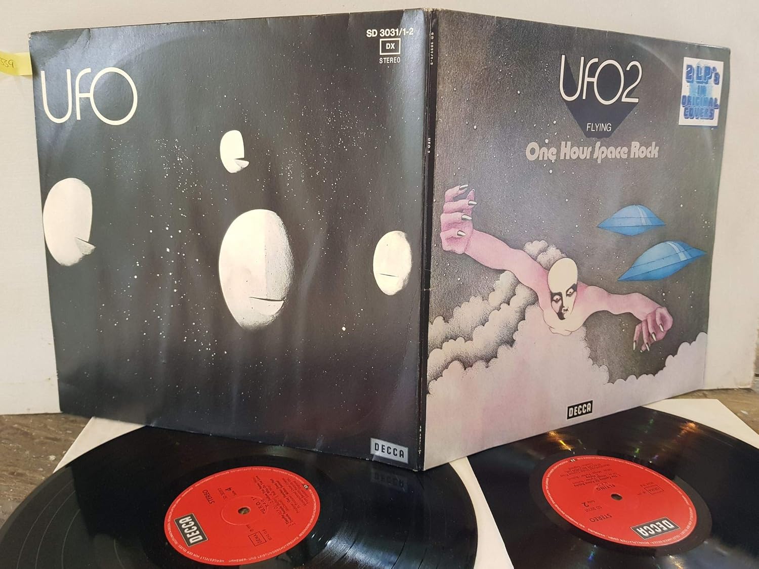 UFO Ufo 2 - flying - one hour space rock and ufo 1, 2X 12" vinyl LP compilation. SD3031 - Amazon ...