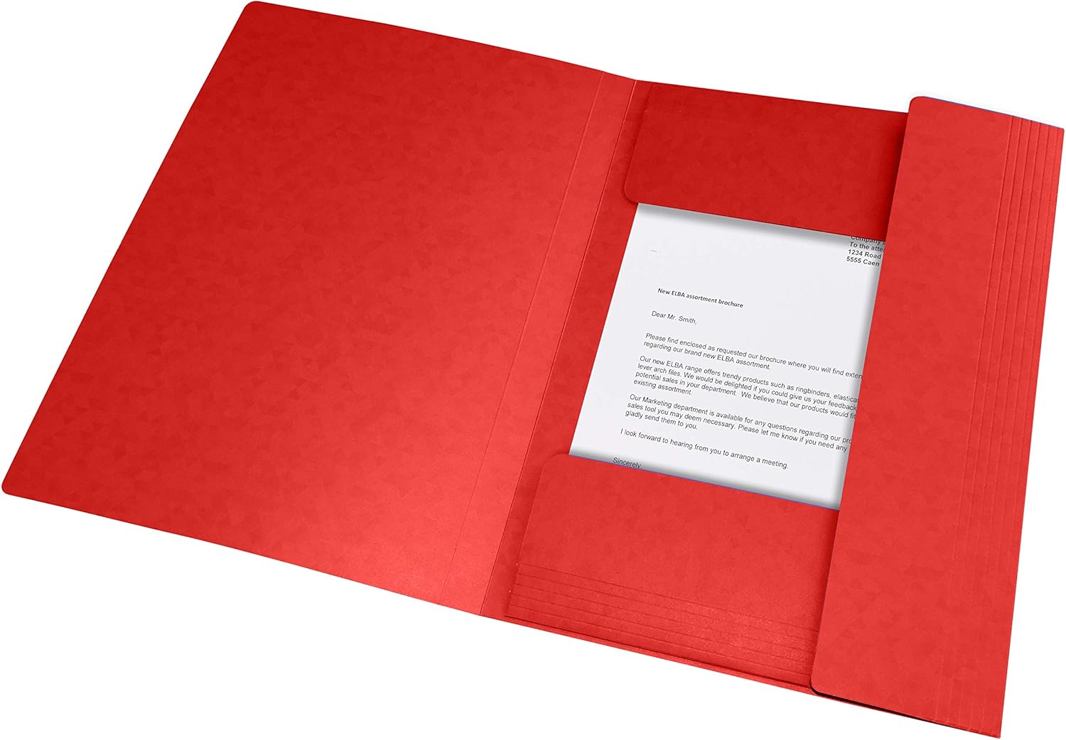 Oxford Top File + Elasticated Corner Folder A4 Extra Strong Cardboard ...