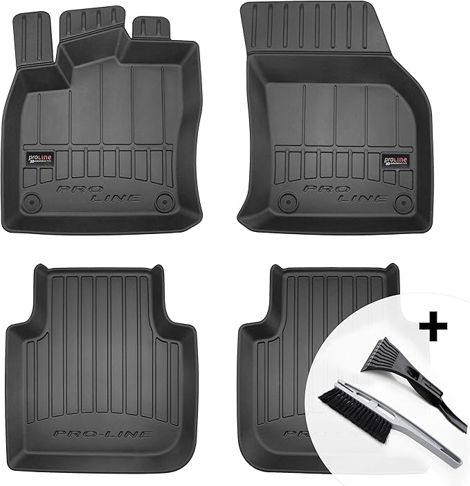 3D Gummimatten Auto Fußmatten Gummi Automatten 4-teilig Set - passend ...