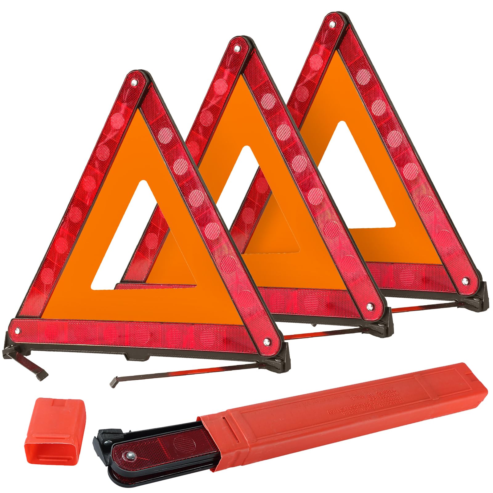 Mua DASBET Emergency Warning Triangles | Roadside Safety Triangle, 3 ...