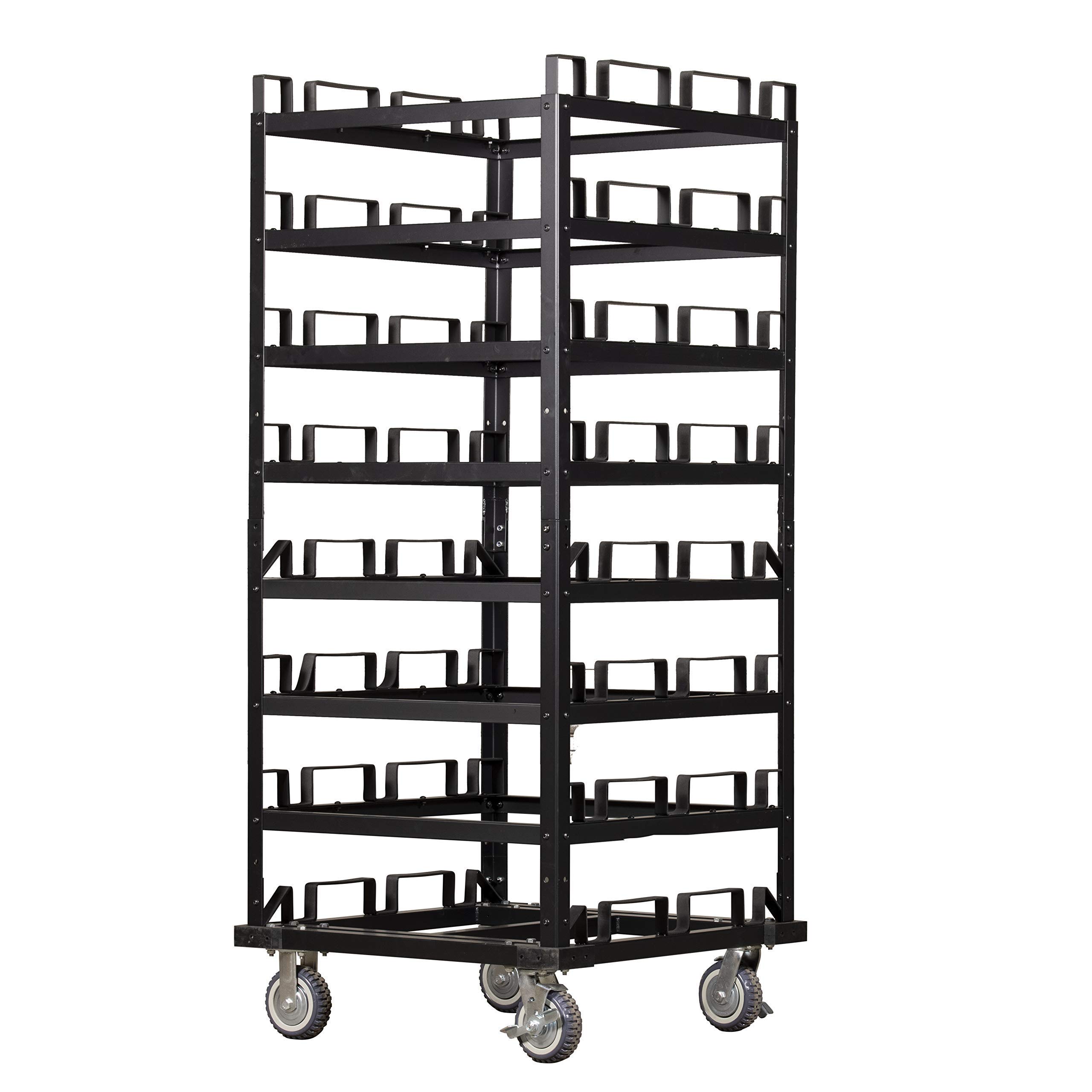MISSING WHEELS Trafford Industrial Stanchion Post Cart, 24 Posts ...