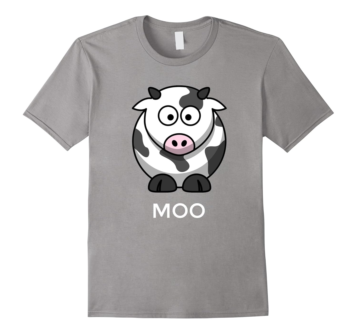 Moo Cartoon Cow T-Shirt Novelty Graphic Tee Shirt-Art – Artvinatee