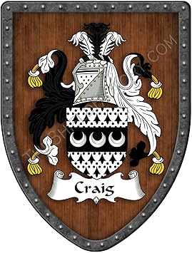 Amazon.com: Craig Family Crest Custom Coat of Arms, Family Ancestry and ...