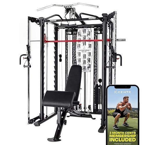 Inspire Fitness SCS Smith System Fully Loaded with Bench and ...