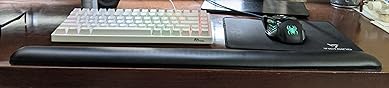 3M Keyboard Wrist Rest, 19" Long, Ergonomic Gel with Antimicrobial ...
