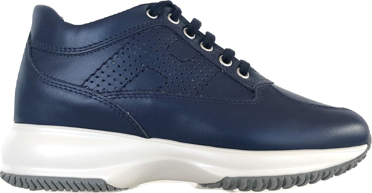 Hogan Scarpe Sneaker Donna Interactive HXW00N00E30KLAU803 Blu: Amazon ...
