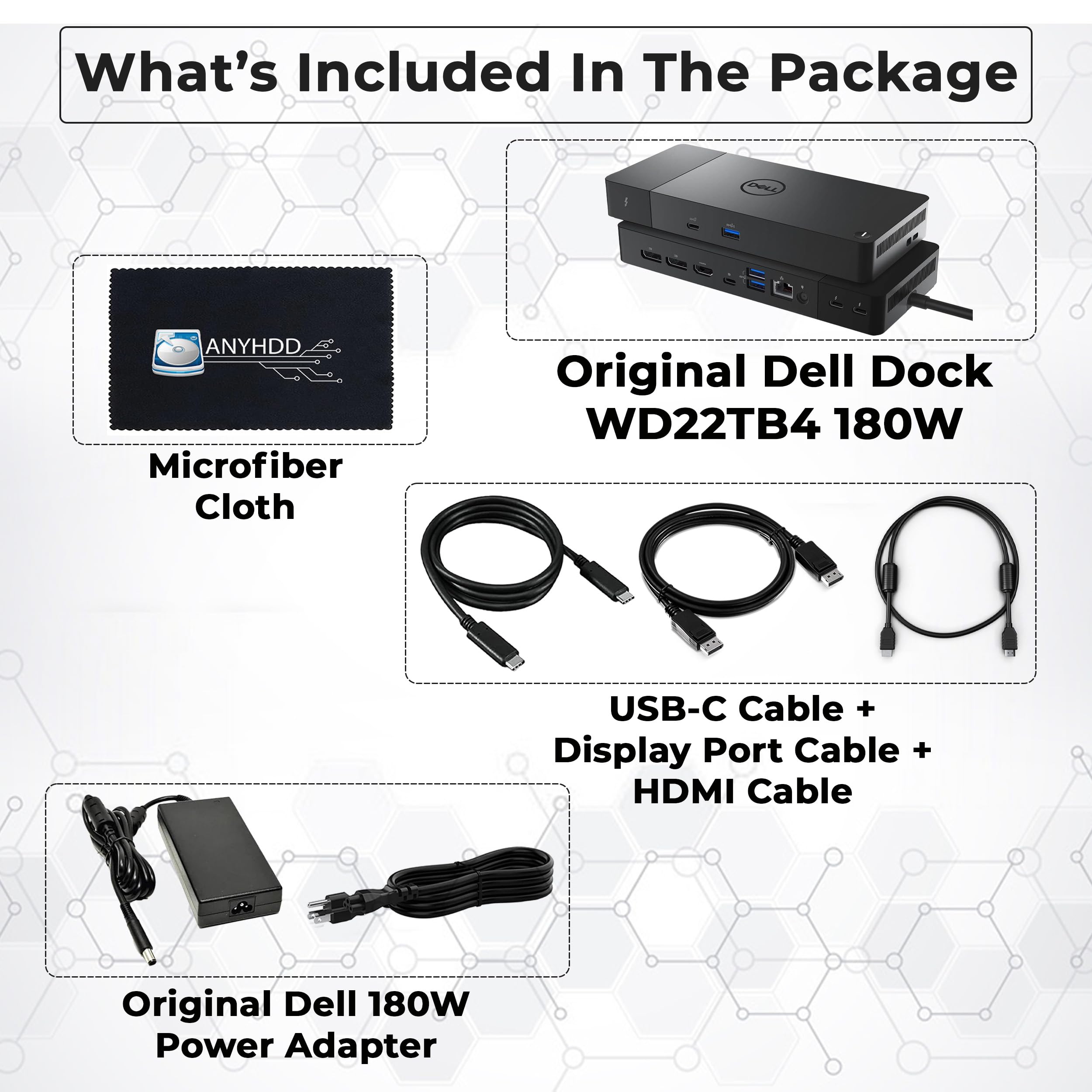 Mua Dell WD22TB4 Docking Station Bundle Dell Thunderbolt 4 Dock - 1 ...