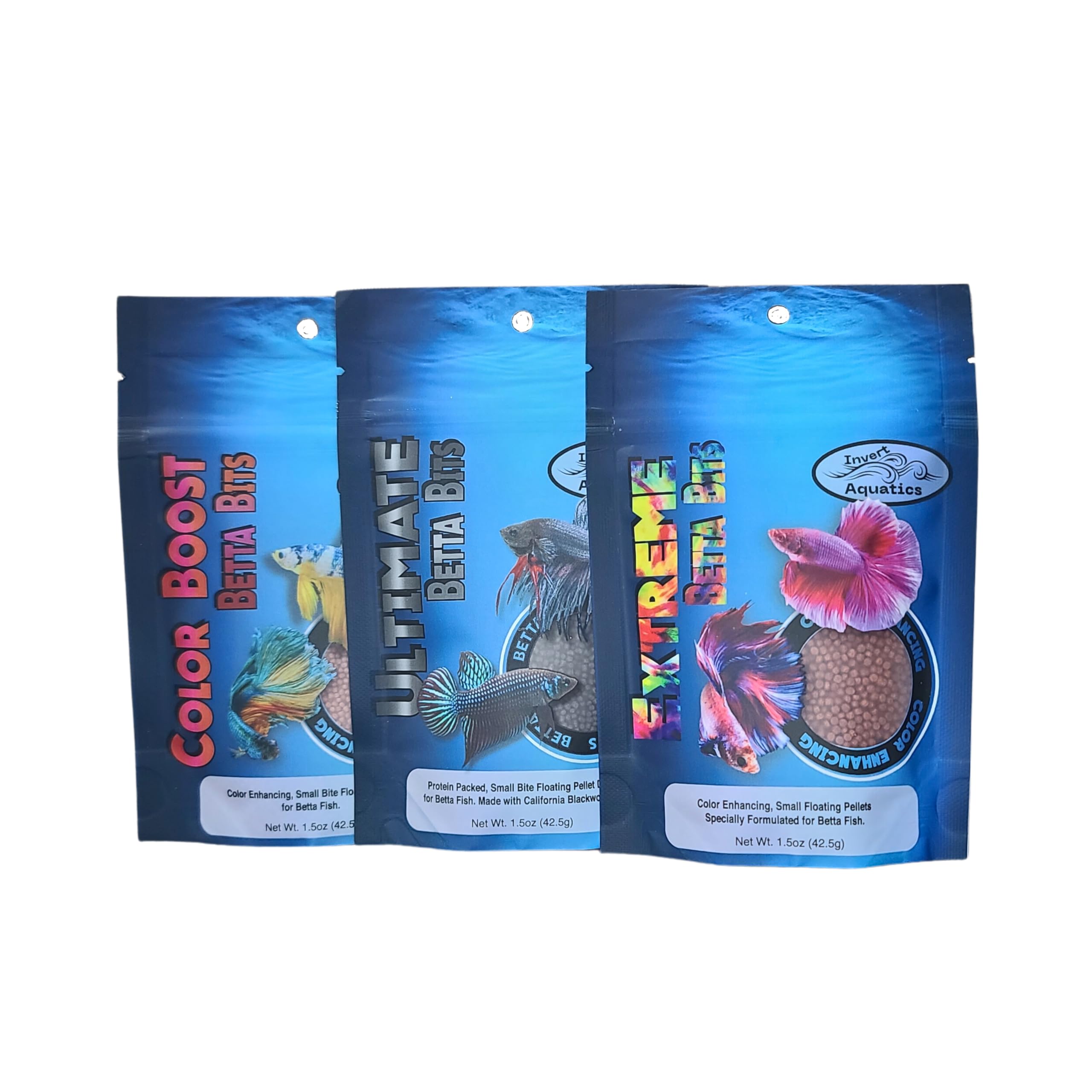 Mua Invert Aquatics Betta Bits Variety Pack - 3 Different Betta Foods ...