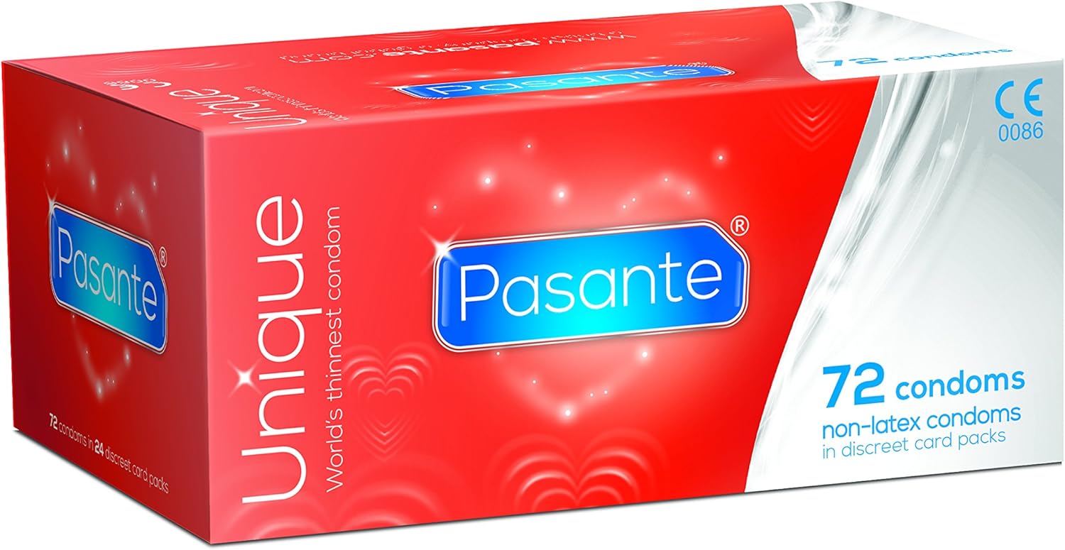 Pasante Unique Ultra-Sensitive Condoms (x72) - in Great Credit Card ...
