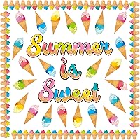 Amazon.com: Ice Cream Bulletin Board Set Decorations Summer is Sweet ...