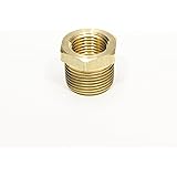 Amazon.com: SuperWhole 3/4" Male x 1/2" Female Thread Reducer Bushing Pipe Fitting SS 304 NPT ...