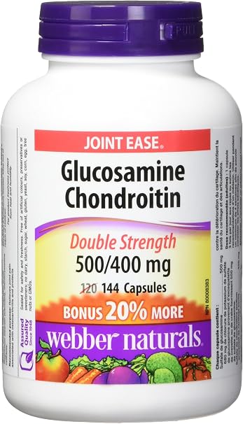 Webber Naturals 97179 Glucosamine Chondroitin Sulfate Extra Strength ...