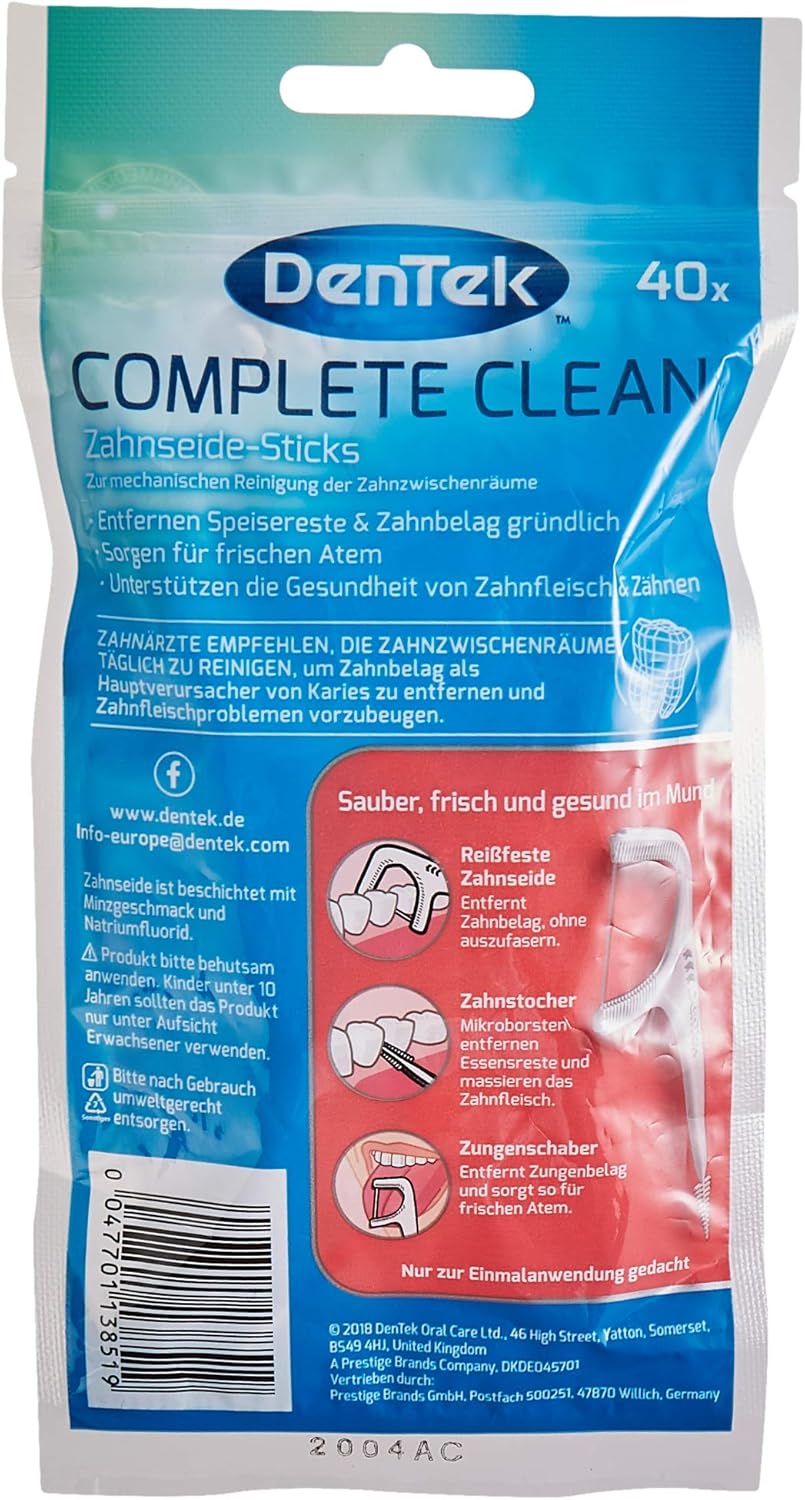 Dentek Complete Clean Fibreglass Pack 40 pieces – BigaMart