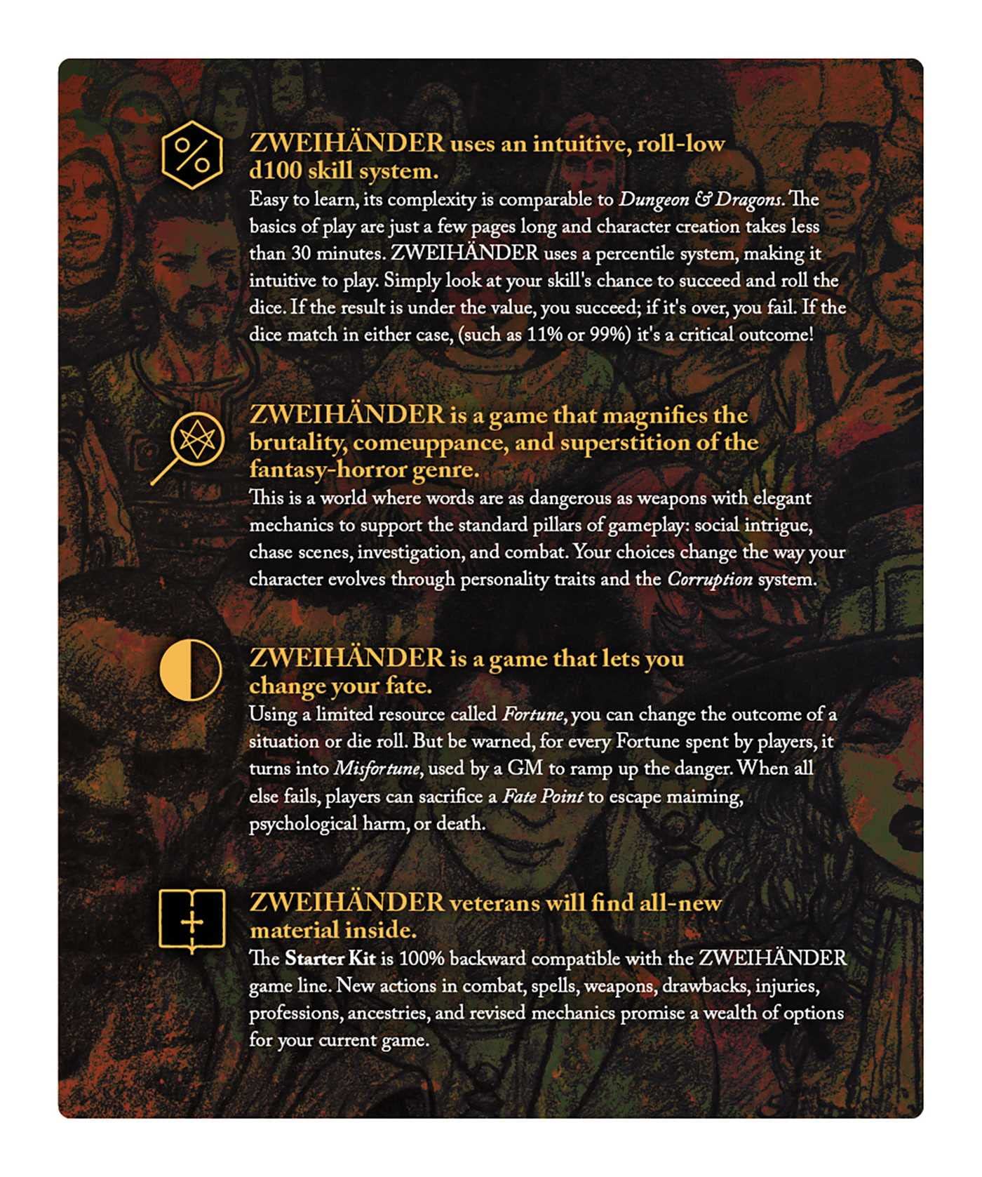 ZWEIHANDER Fantasy Horror RPG: Starter Kit - Andrews McMeel Publishing ...