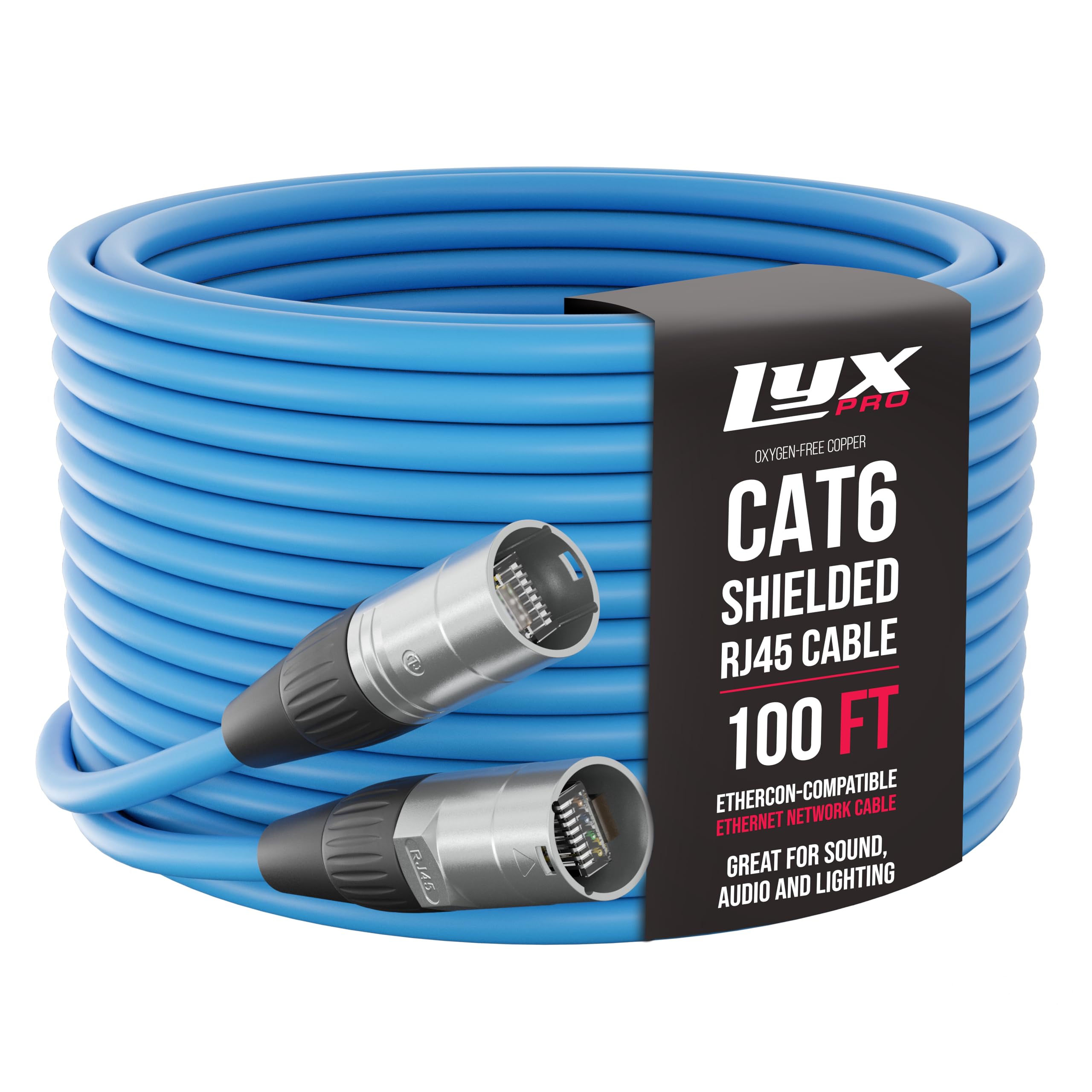 Mua LyxPro 100 Feet Shielded CAT6 Ethercon Cable - Professional Audio ...