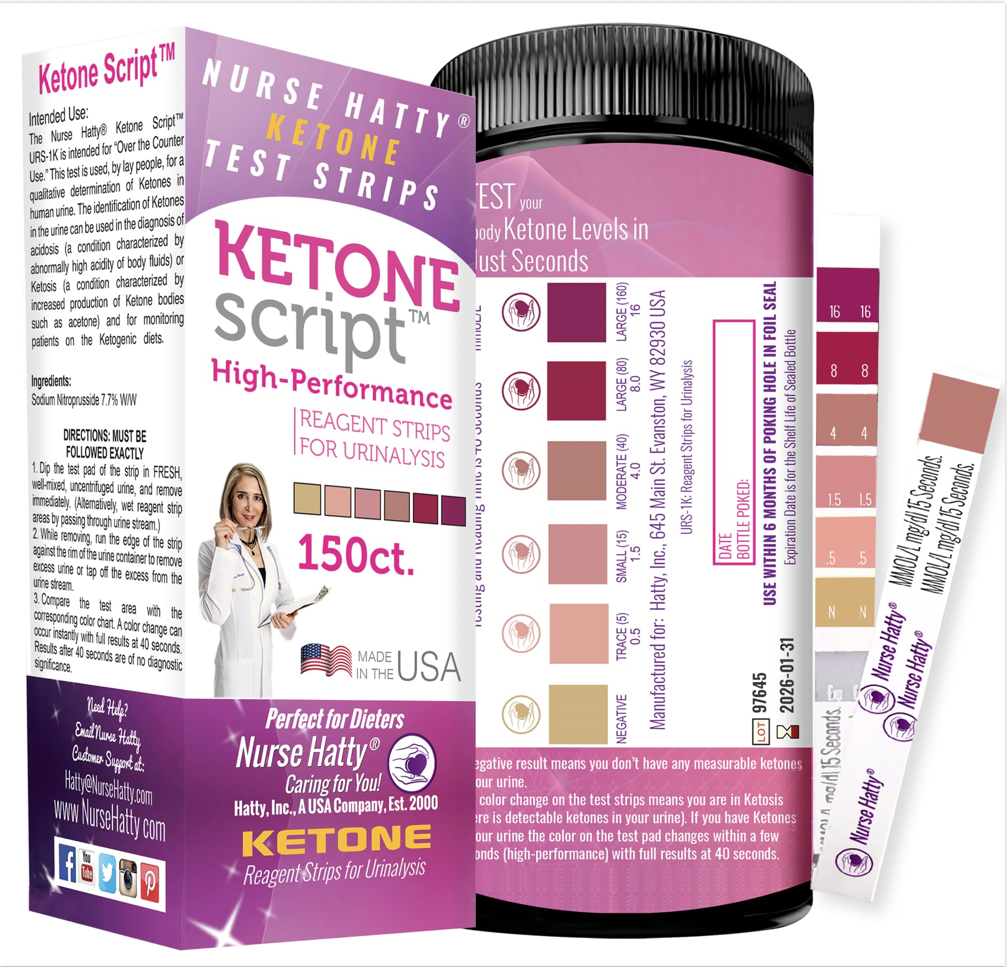 Ketone Test Strips Color Chart – AGDOB