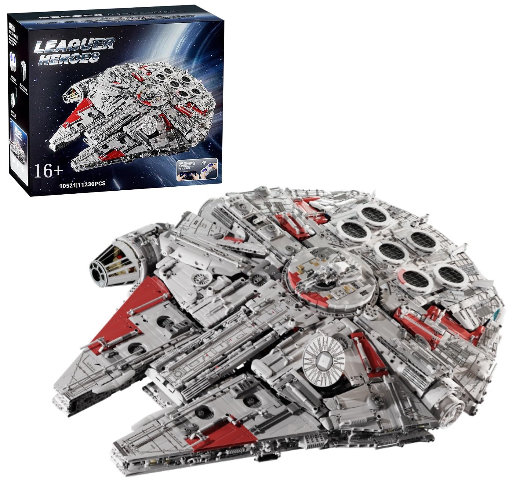 Mua Millenium Falcon Model Kit with LED Lighting, 11230 Pieces Clamping ...