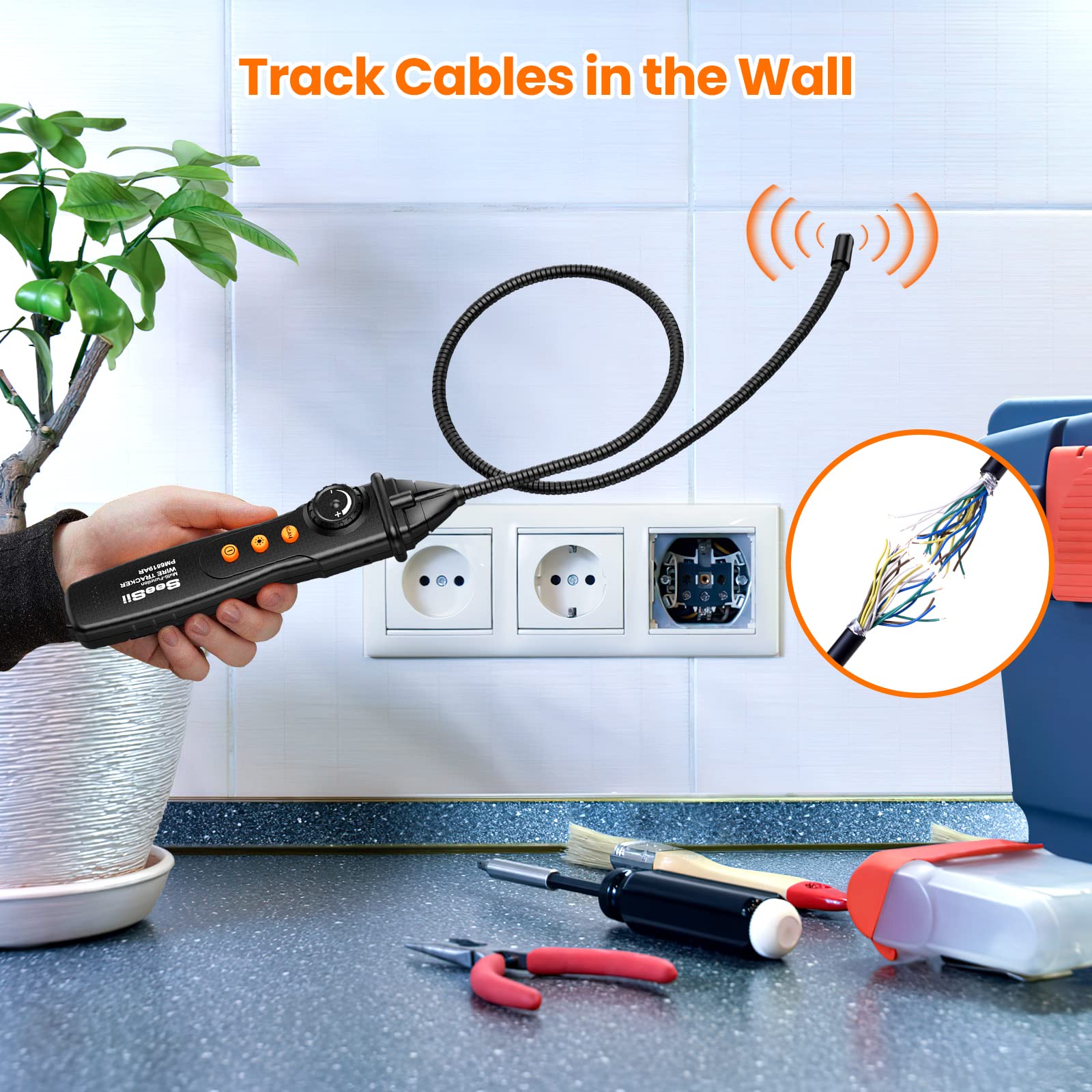 Mua Seesii Underground Cable Locator, Seesii UN101 Wire Tracer Detector ...