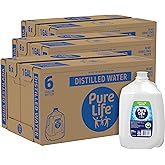 Amazon.com: Pure Life Distilled Water (1 Gallon Bottles - Case of 6 (6 ...