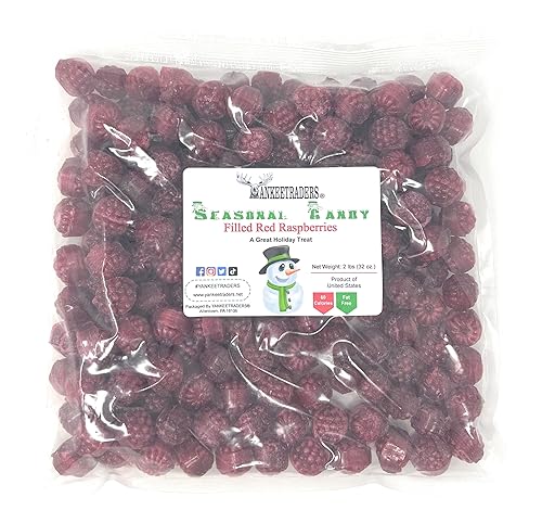 Red Raspberries, Filled Hard Candy, 2 Lbs. in Kenya | Whizz Hard Candy