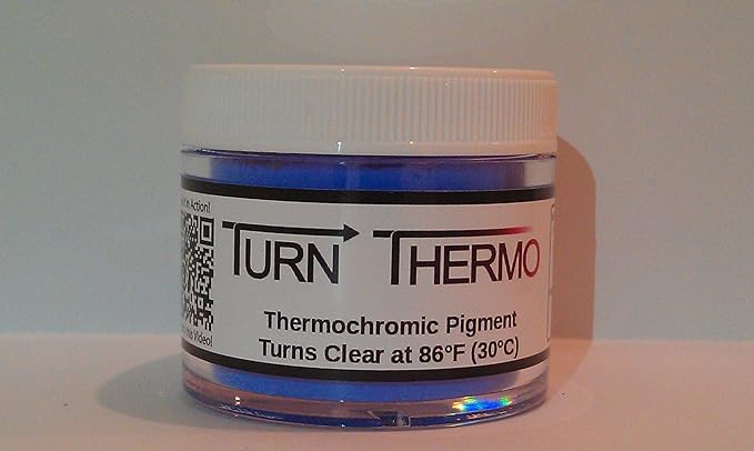 Thermochromic Pigment Changes Color With Temperature (Blue): Amazon.co ...