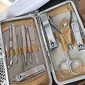 Keiby Citom Manicure Set 18pcs Professional Nail Clippers Kit Pedicure ...