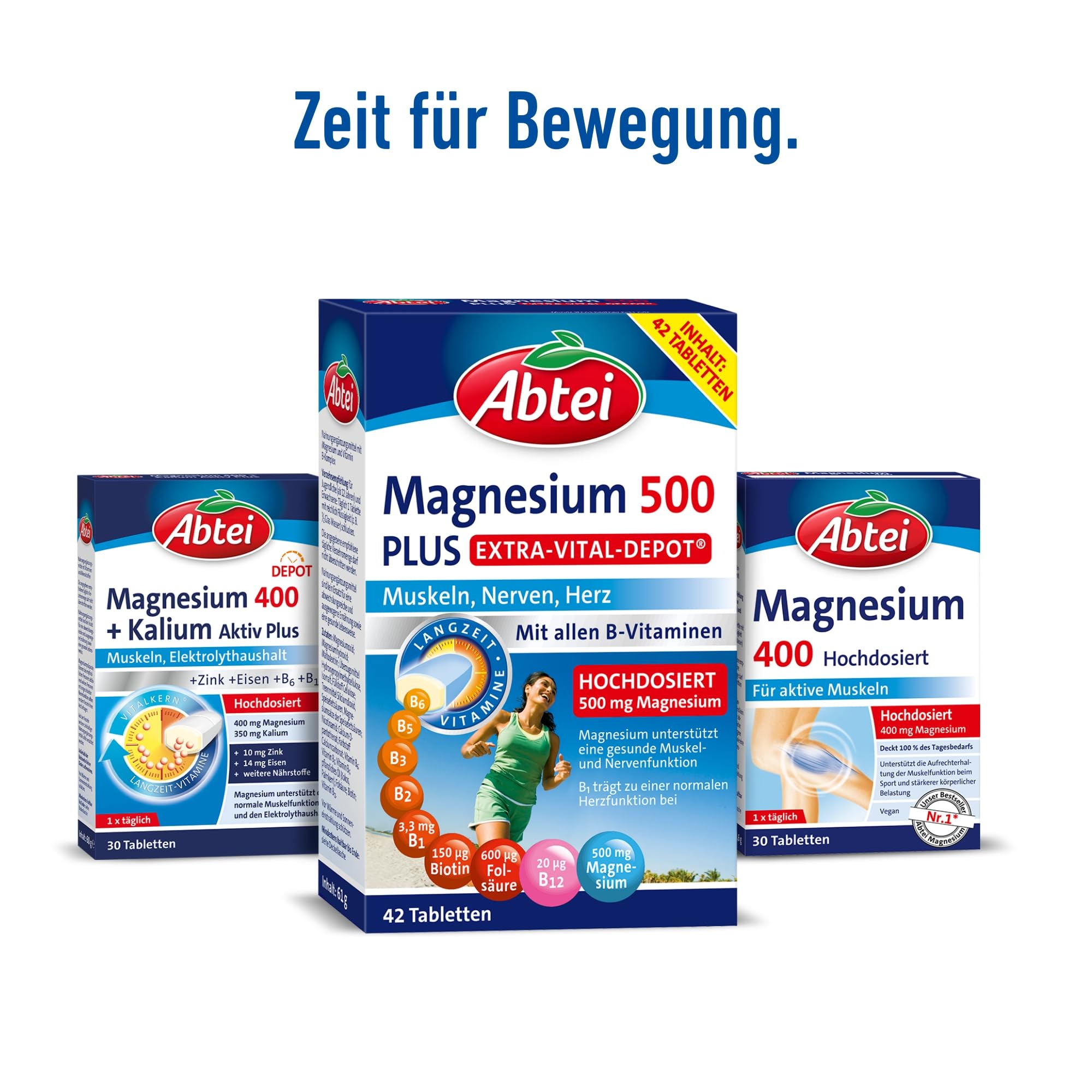 Mua Abtei Magnesium 500 Plus Extra Vital Depot - High Dose - with All B ...