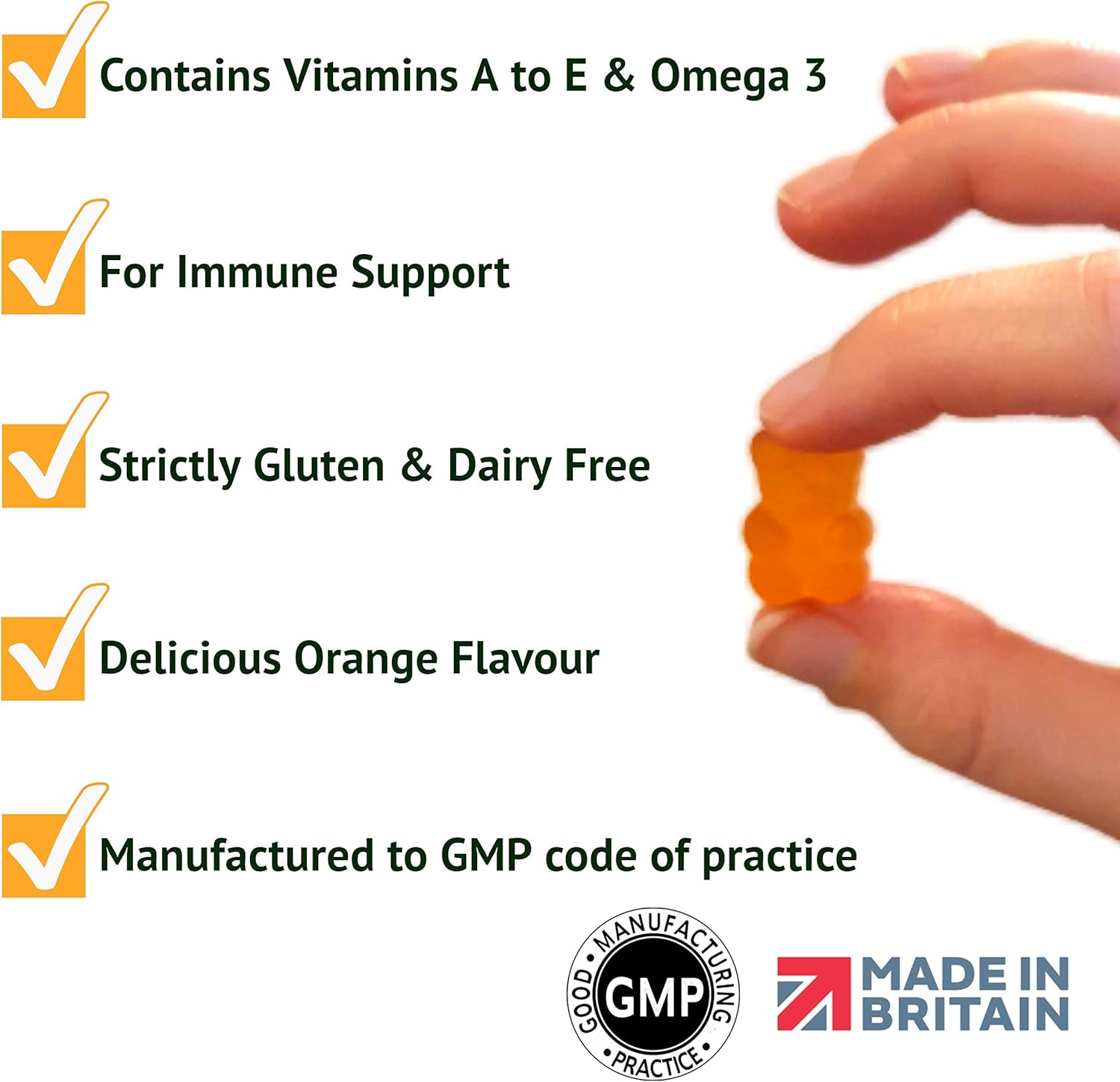 High Strength Chewable Multivitamin Gummies – Orange Flavoured – 30 ...