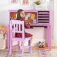 Amazon.com: Guidecraft Kids Media Desk and Chair Set - Lavender: Kids ...