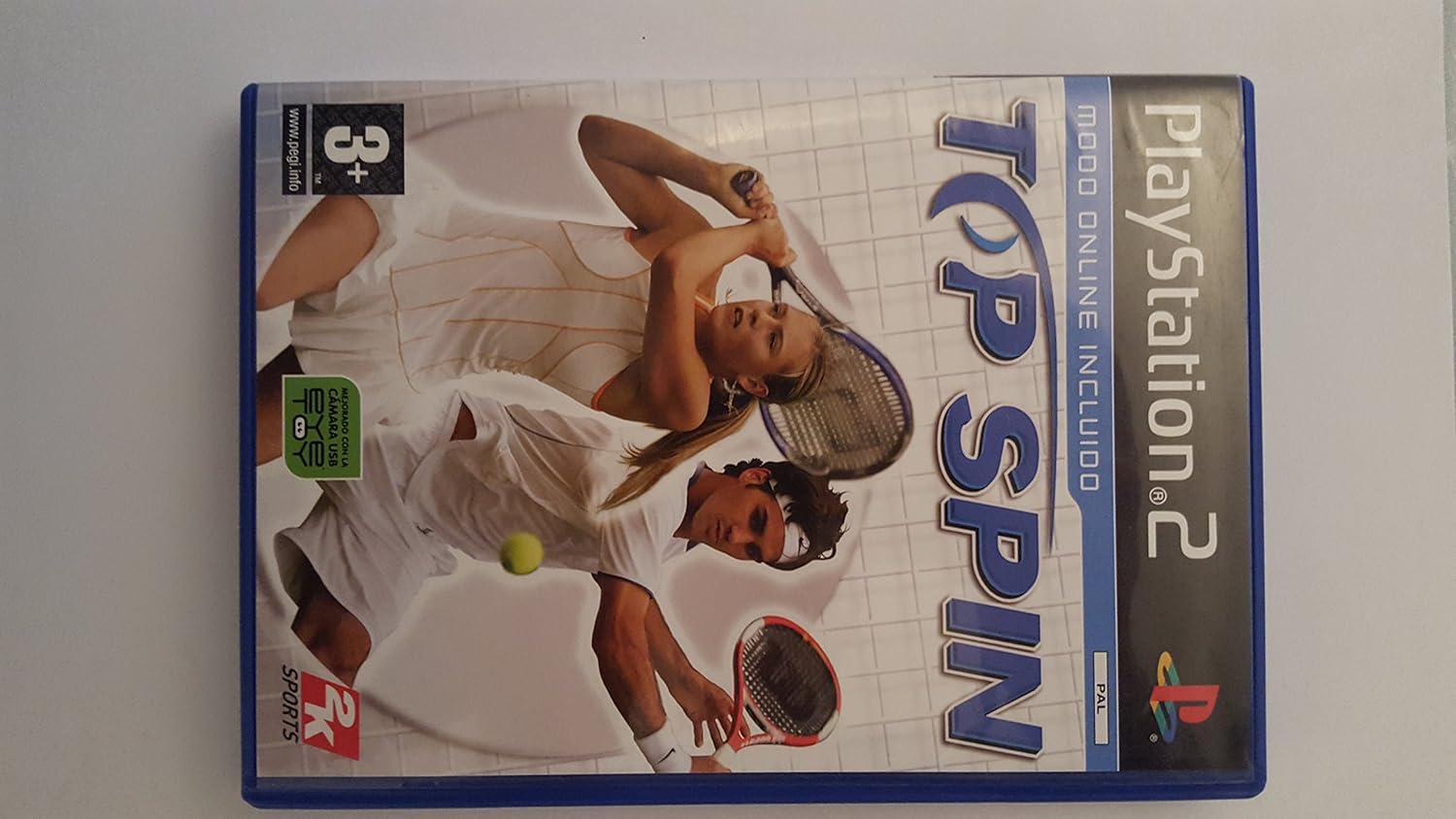2K Top Spin, PS2 PlayStation 2 Inglés, Español vídeo - Juego (PS2 ...