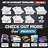 [21-PACK] Laminated Large Workout Poster Set - Perfect Workout Posters ...
