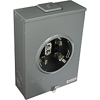 Eaton Corporation Uhtrs213Ce Single Residential Meter Socket, 600V, 200 ...