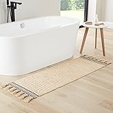 Amazon.com: Lucky Brand Overtufted Cotton Fringe Bath Rug with Tassels ...