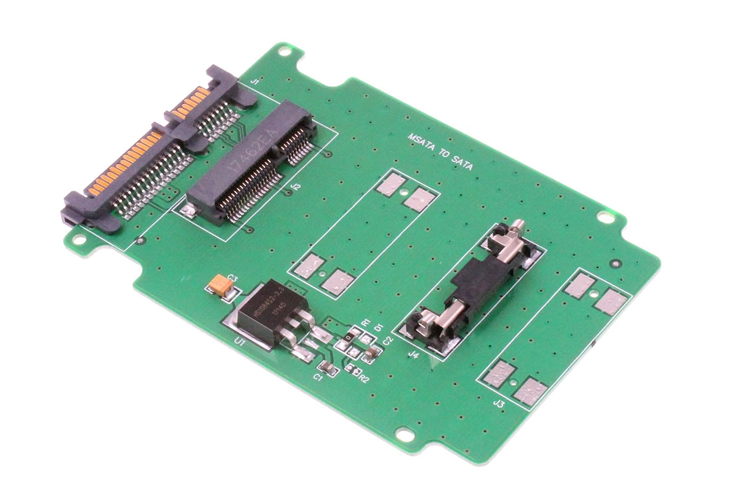 Amazon.com: NOYITO mSATA to SATA 3.0 Adapter Converter Card 50mm mSATA ...