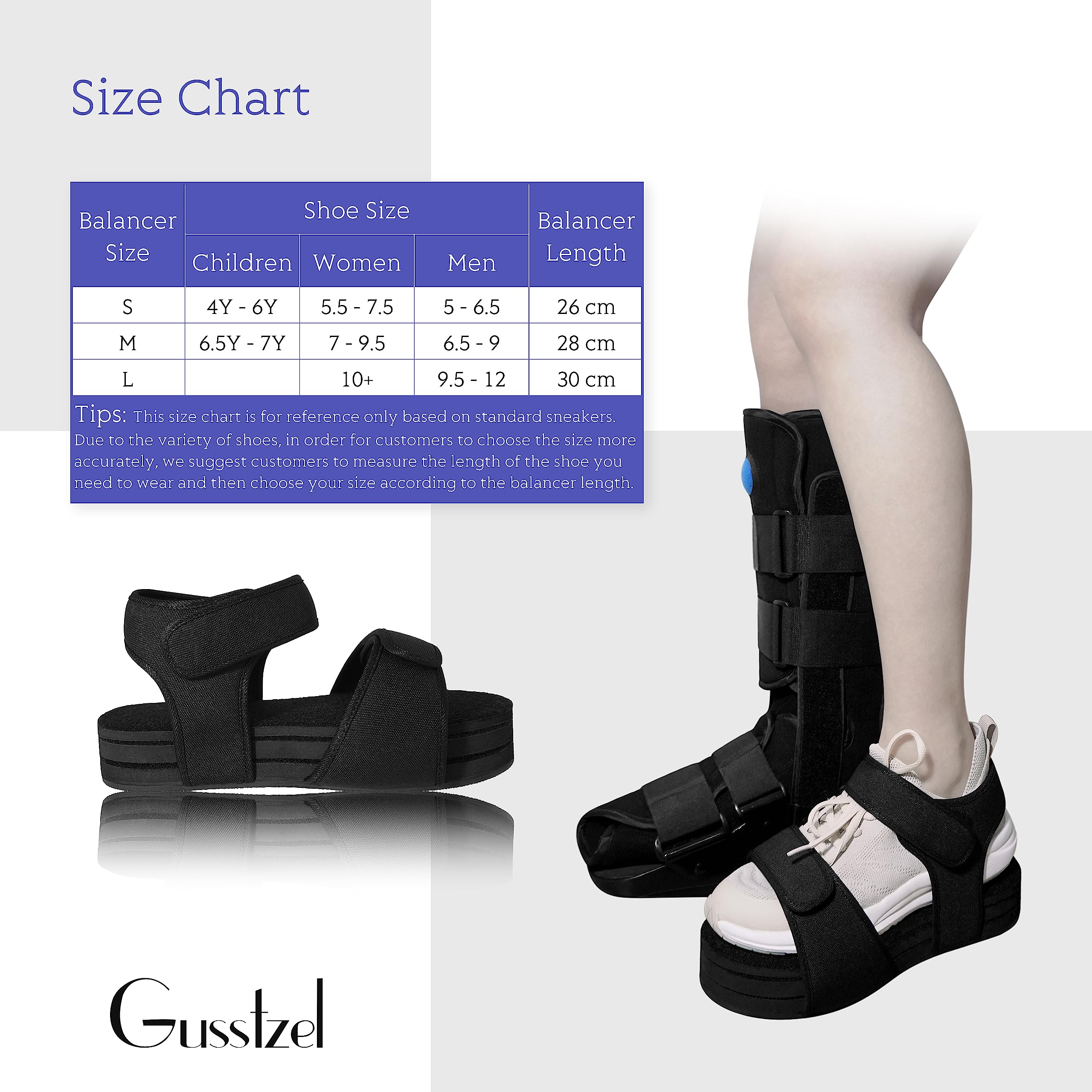 Mua GUSSTZEL Professional Shoe Lift for Uneven Legs, Shoe balancer ...