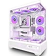 KEDIERS - Carcasa para PC ATX 5 PWM ARGB con Ventiladores preinstalados, USB 3.0 de Torre Media ...