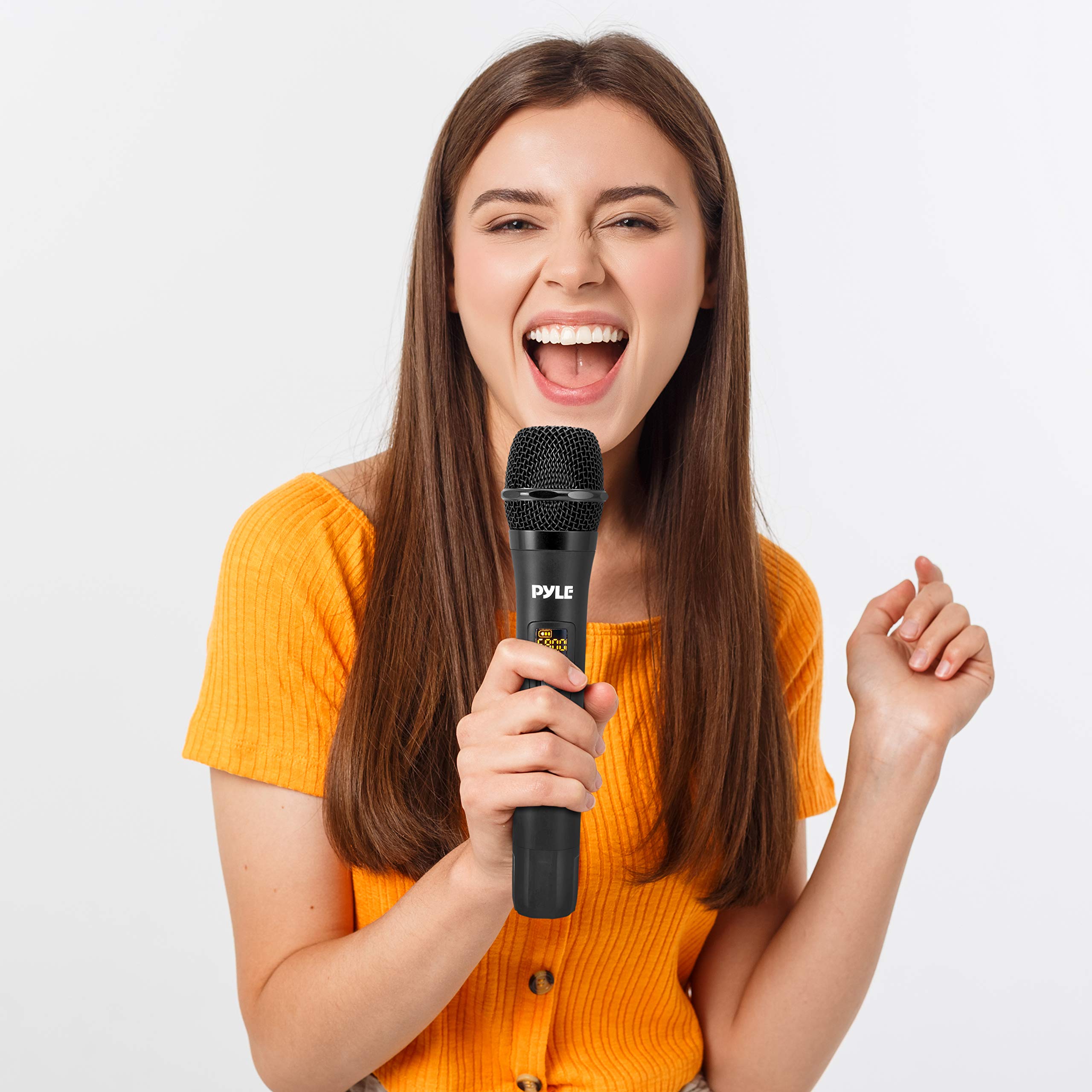 Mua Pyle Portable Uhf Wireless Microphone System - Battery Operated ...