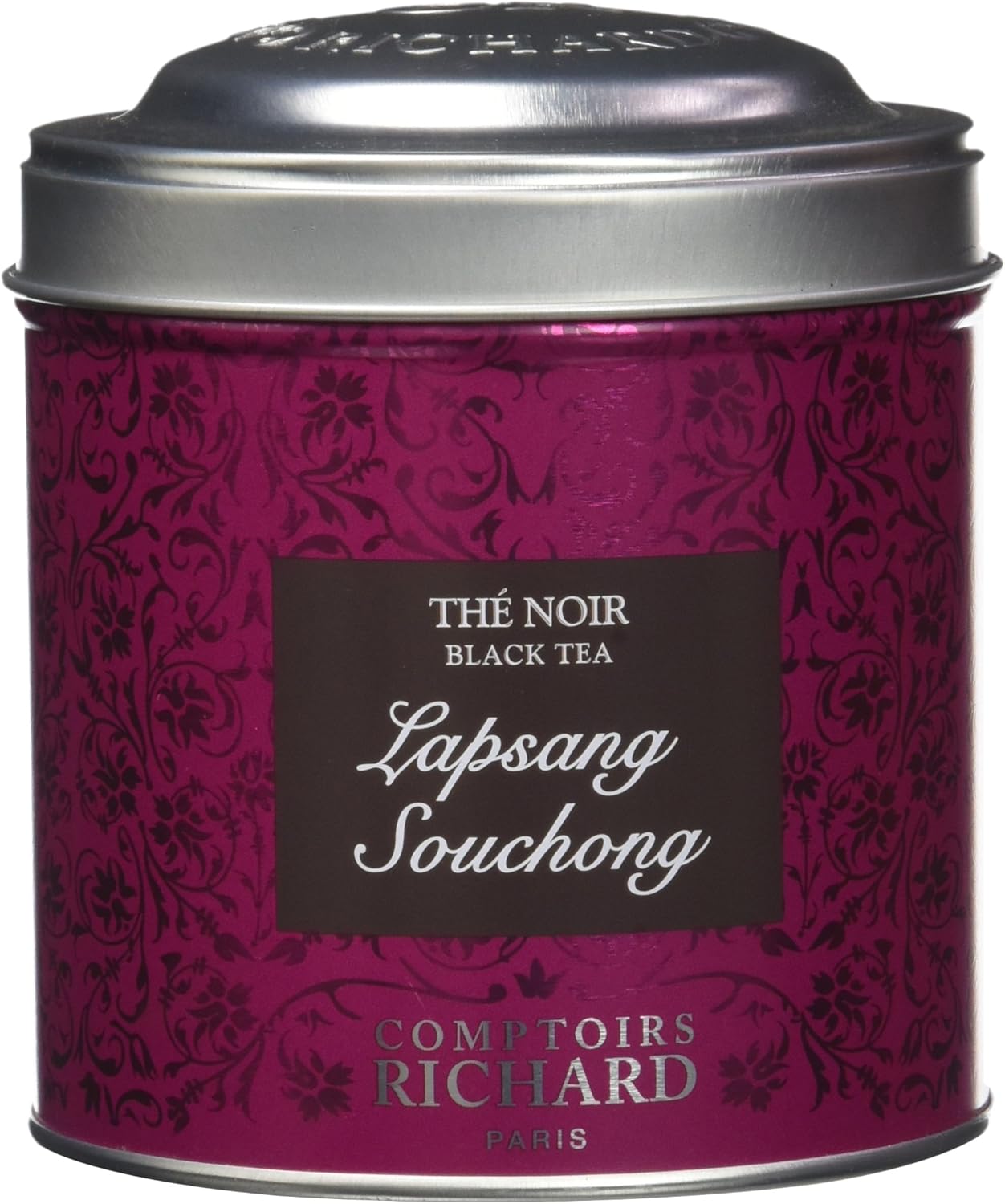 Comptoirs Richard Thé Noir Lapsang Souchong Boîte Métal Vrac 100 g ...