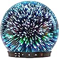 Amazon.com: Essential Oil Diffuser - 3D Glass 200ml Galaxy Premium ...