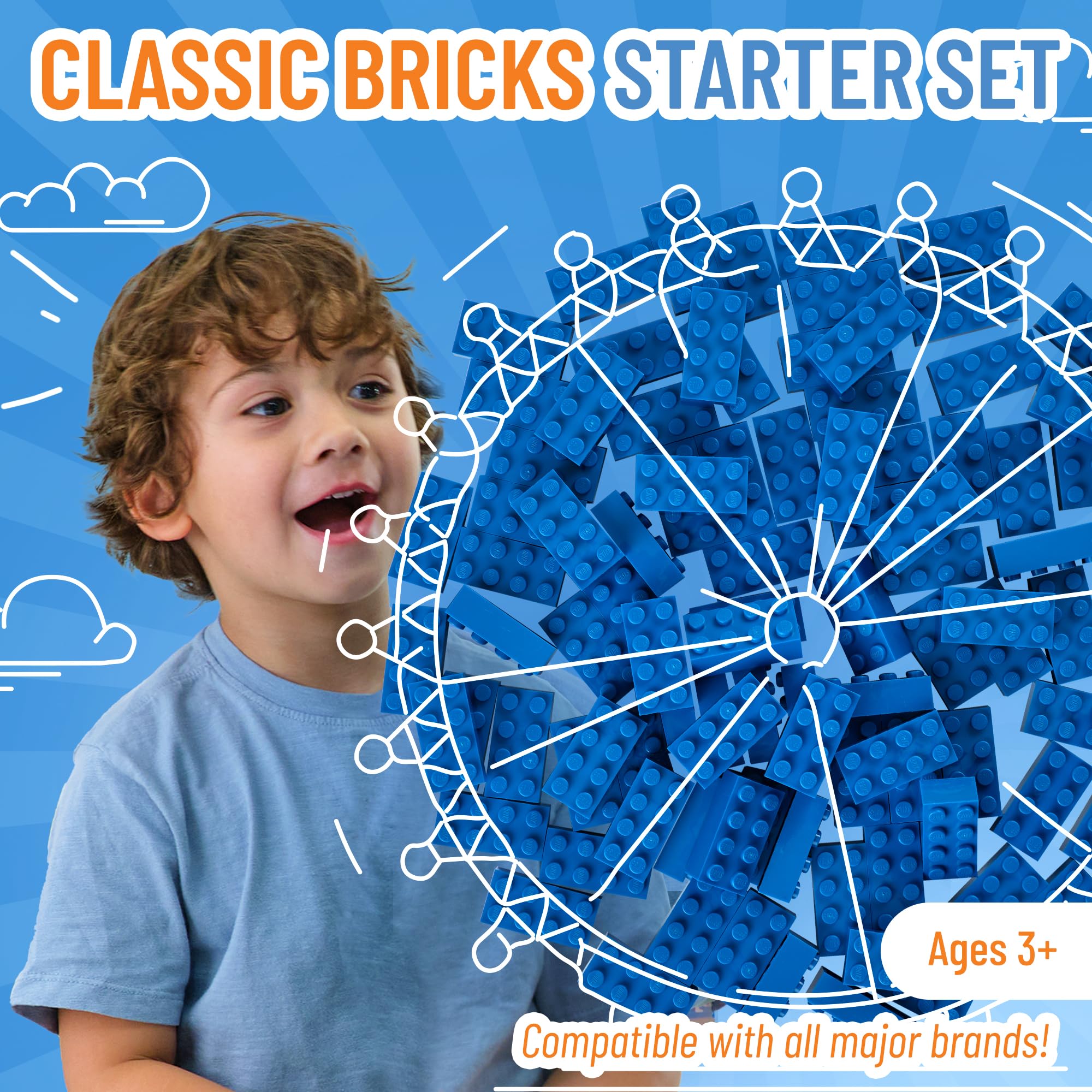 Mua Strictly Briks Compatible with Lego Classic Bricks Starter Kit ...